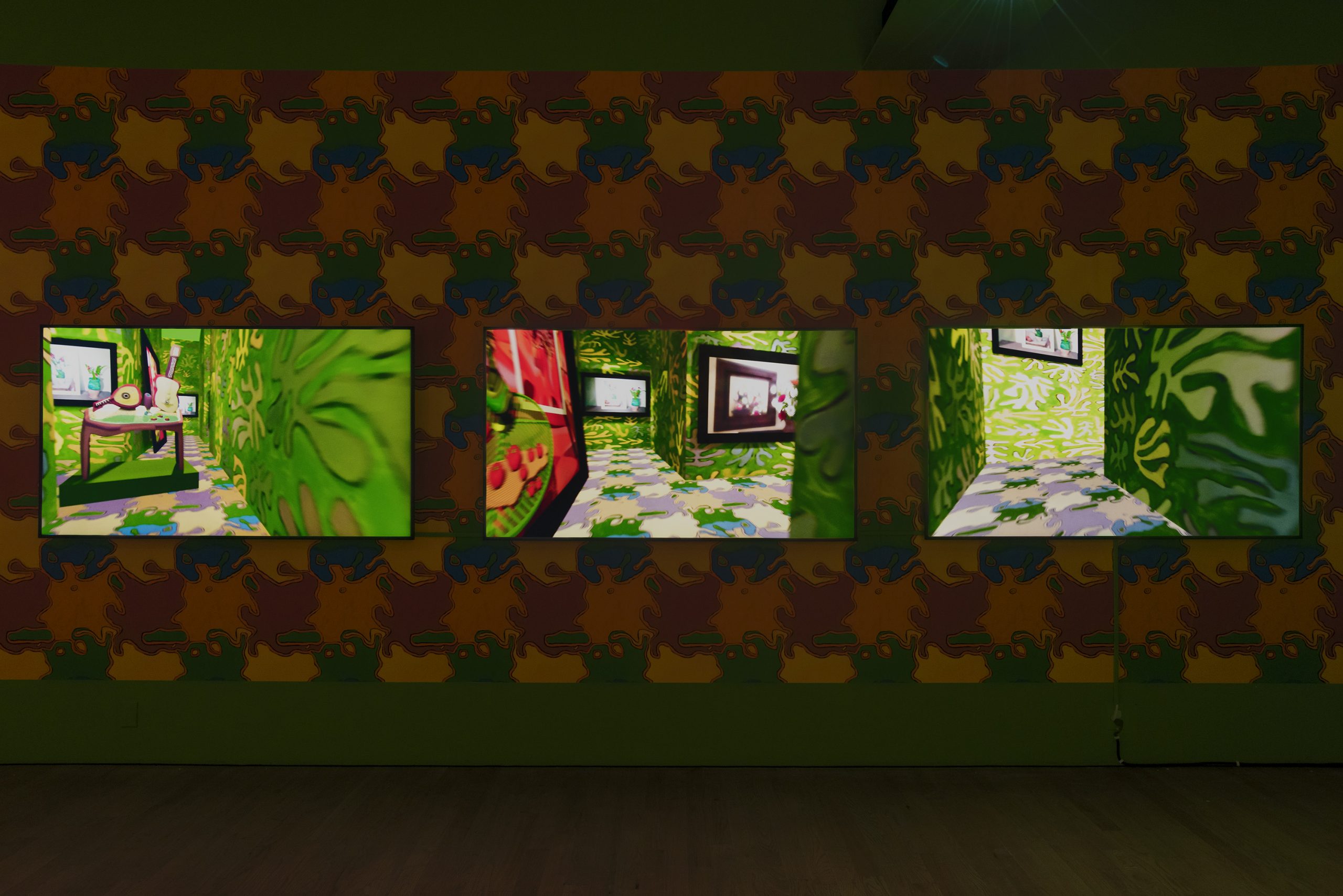 The Ruins (three-channel) by Claudia Hart - bitforms gallery