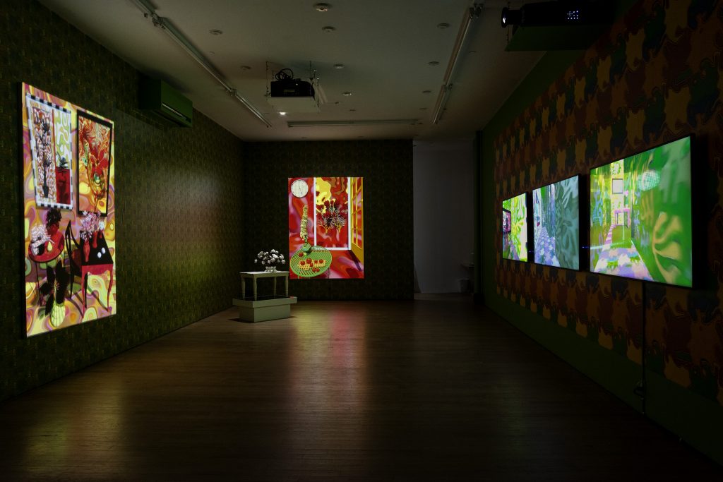 Claudia Hart, The Ruins - Installation view - bitforms gallery