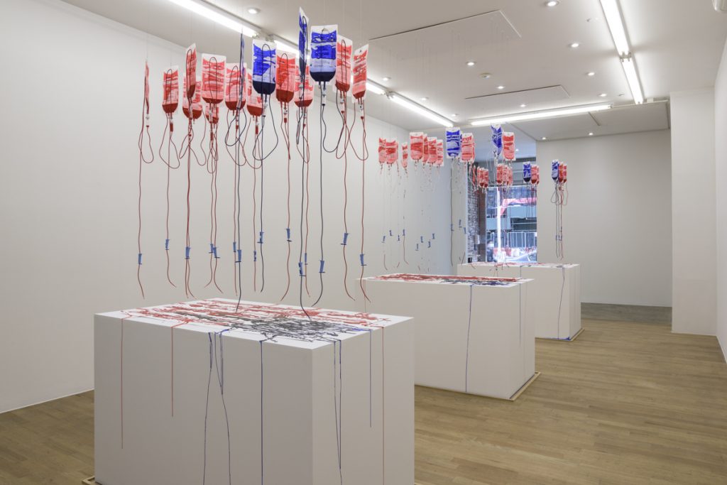 Addie Wagenknecht, every day the same again, installation view - bitforms gallery