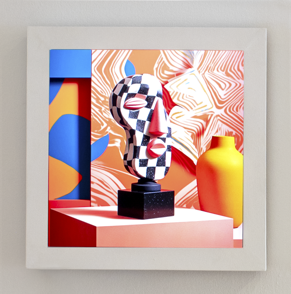 Checkered Thoughts by Alexander Reben - bitforms gallery